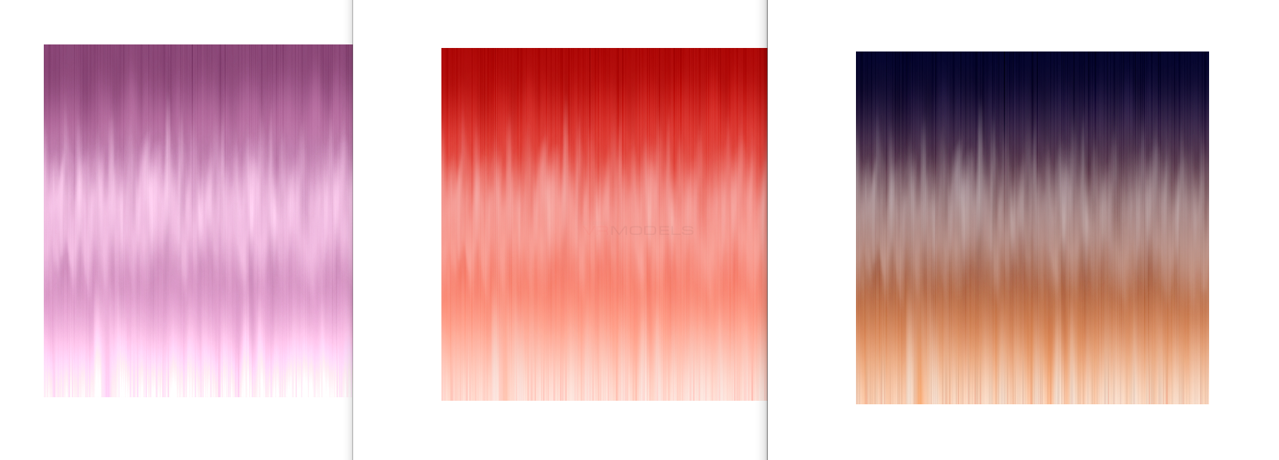 Hair textures 75 colors » VRModels - 3D Models for VR / AR and CG projects1