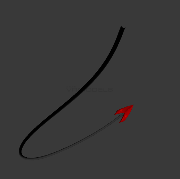 Demon tail » VRModels - 3D Models for VR / AR and CG projects