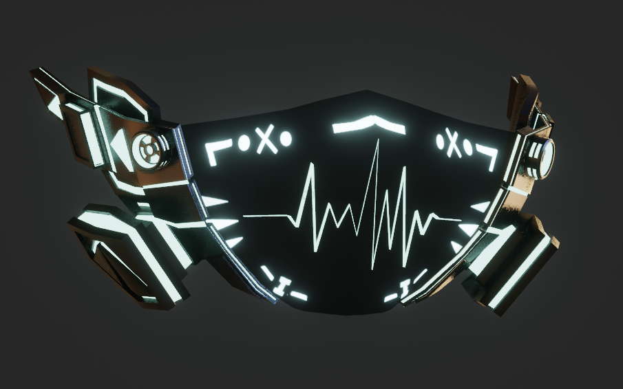 Holo mask line » VRModels - 3D Models for VR / AR and CG projects1