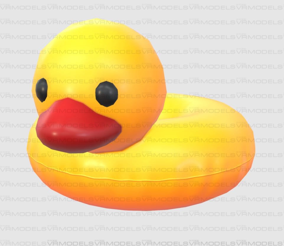 Duck Floatee » VRModels - 3D Models for VR / AR and CG projects1