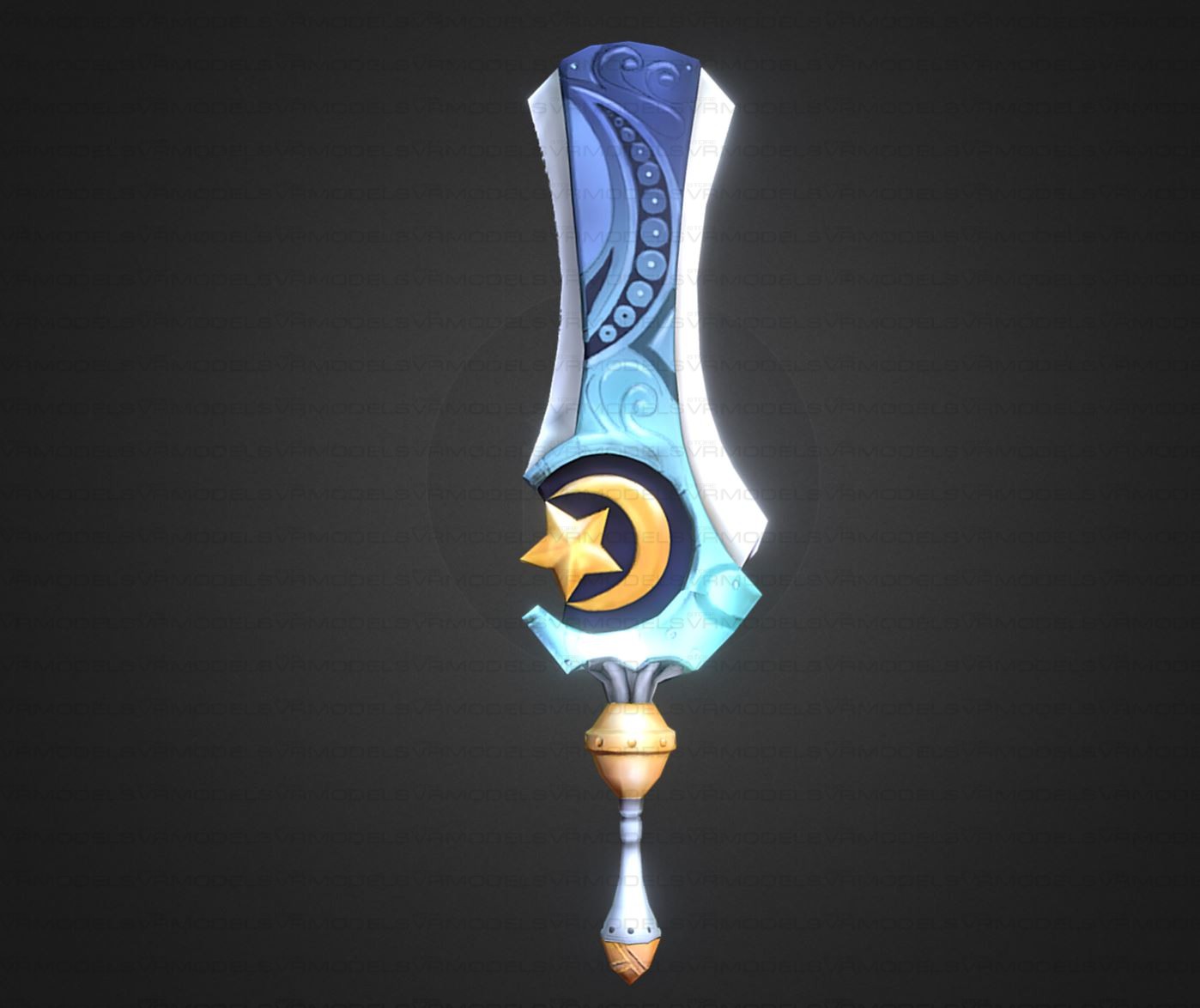 Moonstar Sword » VRModels - 3D Models for VR / AR and CG projects
