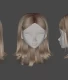 Mid Flip Hair » VRModels - 3D Models for VR / AR and CG projects