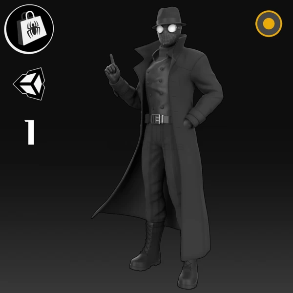 Spider-Man Noir » VRModels - 3D Models for VR / AR and CG projects1