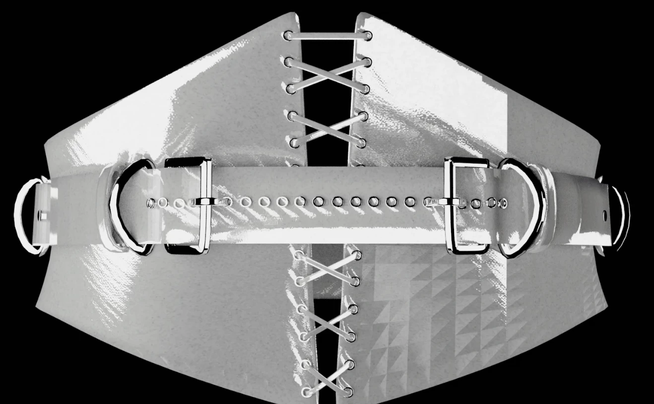 Belted Corset » VRModels - 3D Models for VR / AR and CG projects1