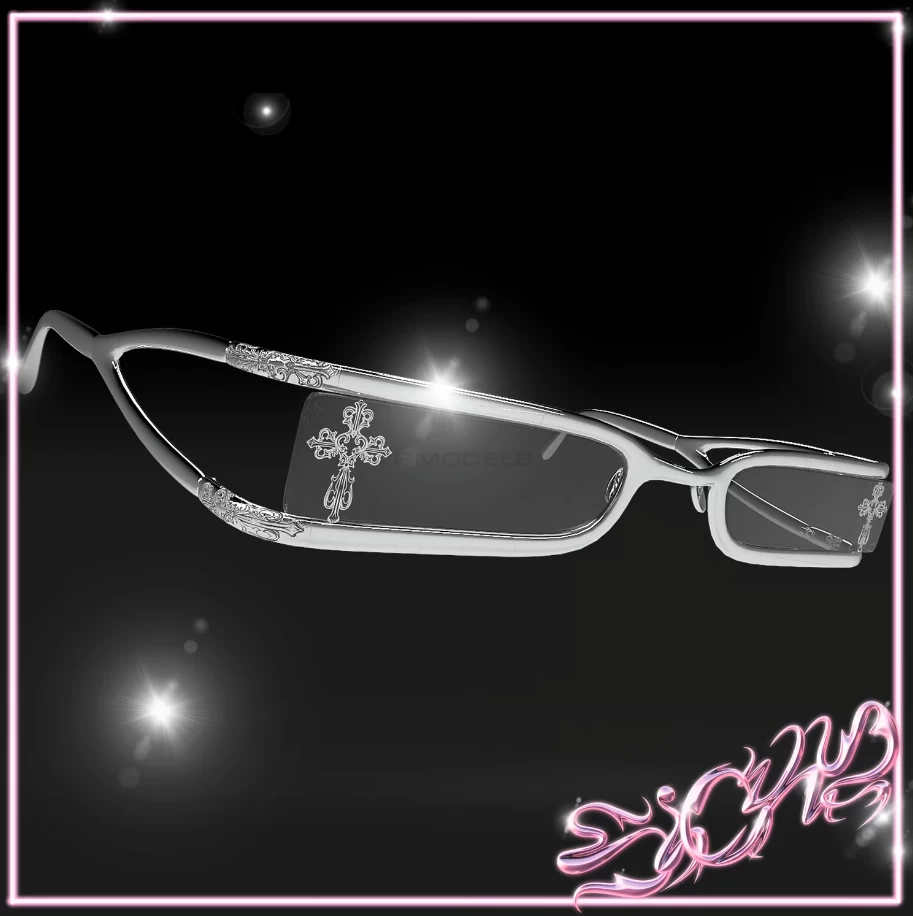Y2K Glasses » VRModels - 3D Models for VR / AR and CG projects