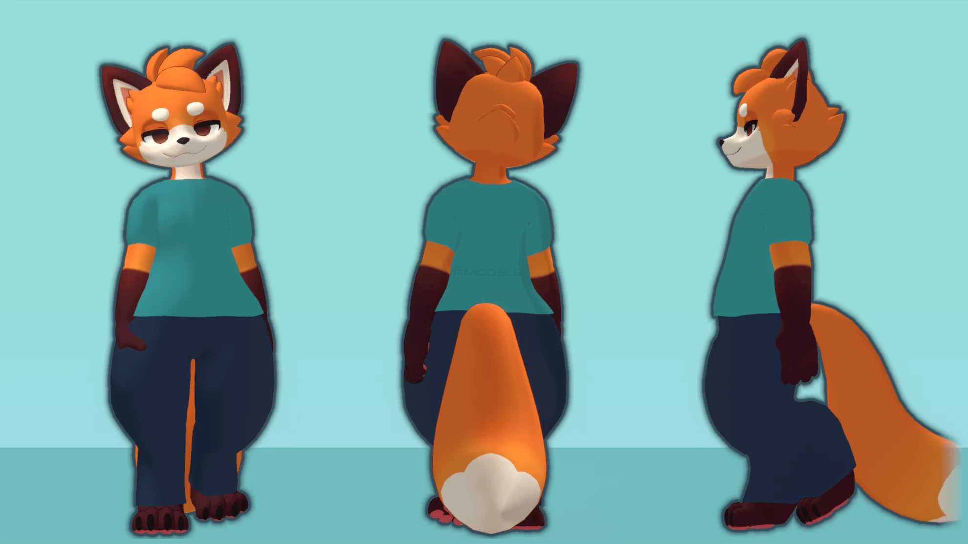 Jinxed Fox Simple Clothes » VRModels - 3D Models for VR / AR and CG ...