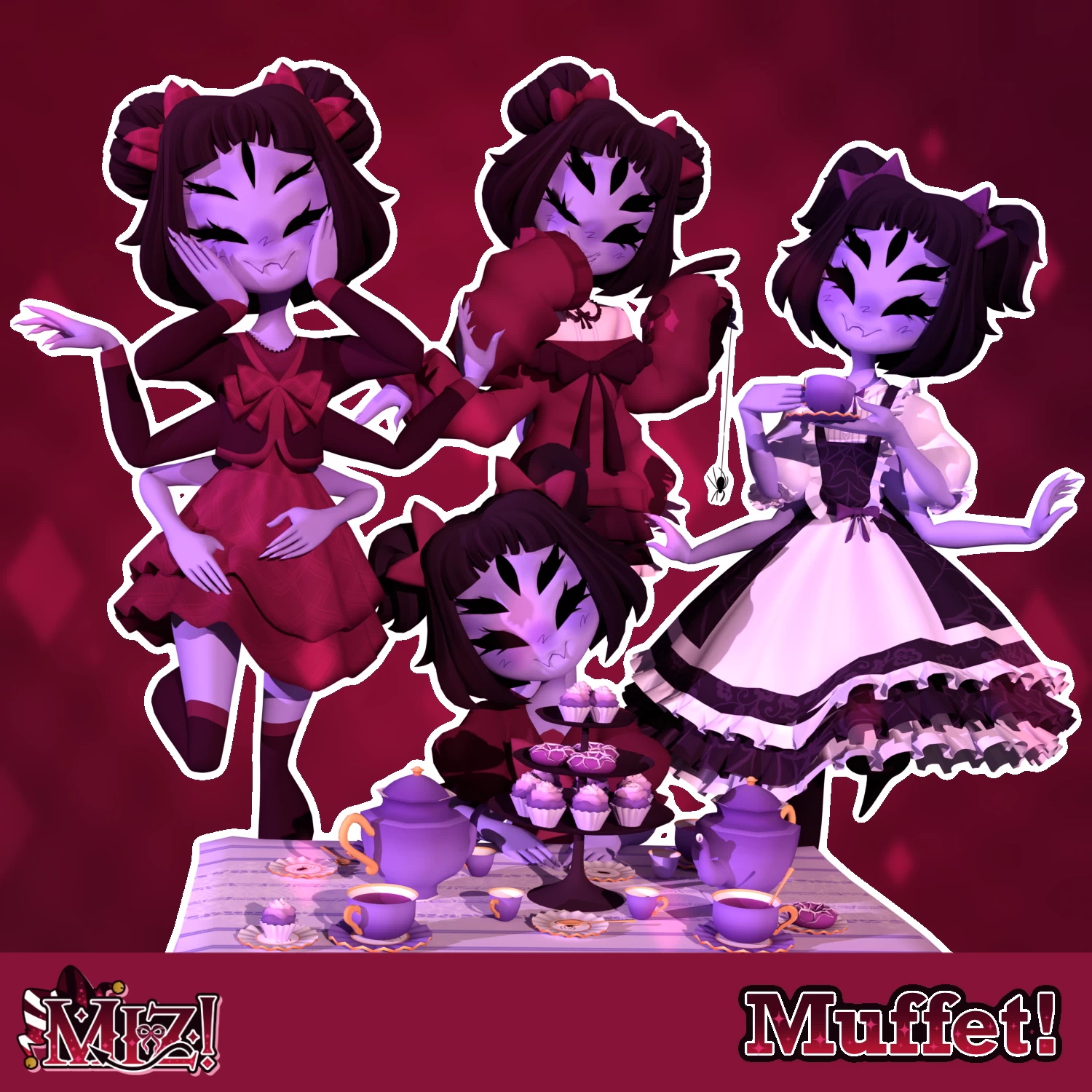 ʚ♡ɞ˚ Muffet!˚ʚ♡ɞ » VRModels - 3D Models for VR / AR and CG projects1