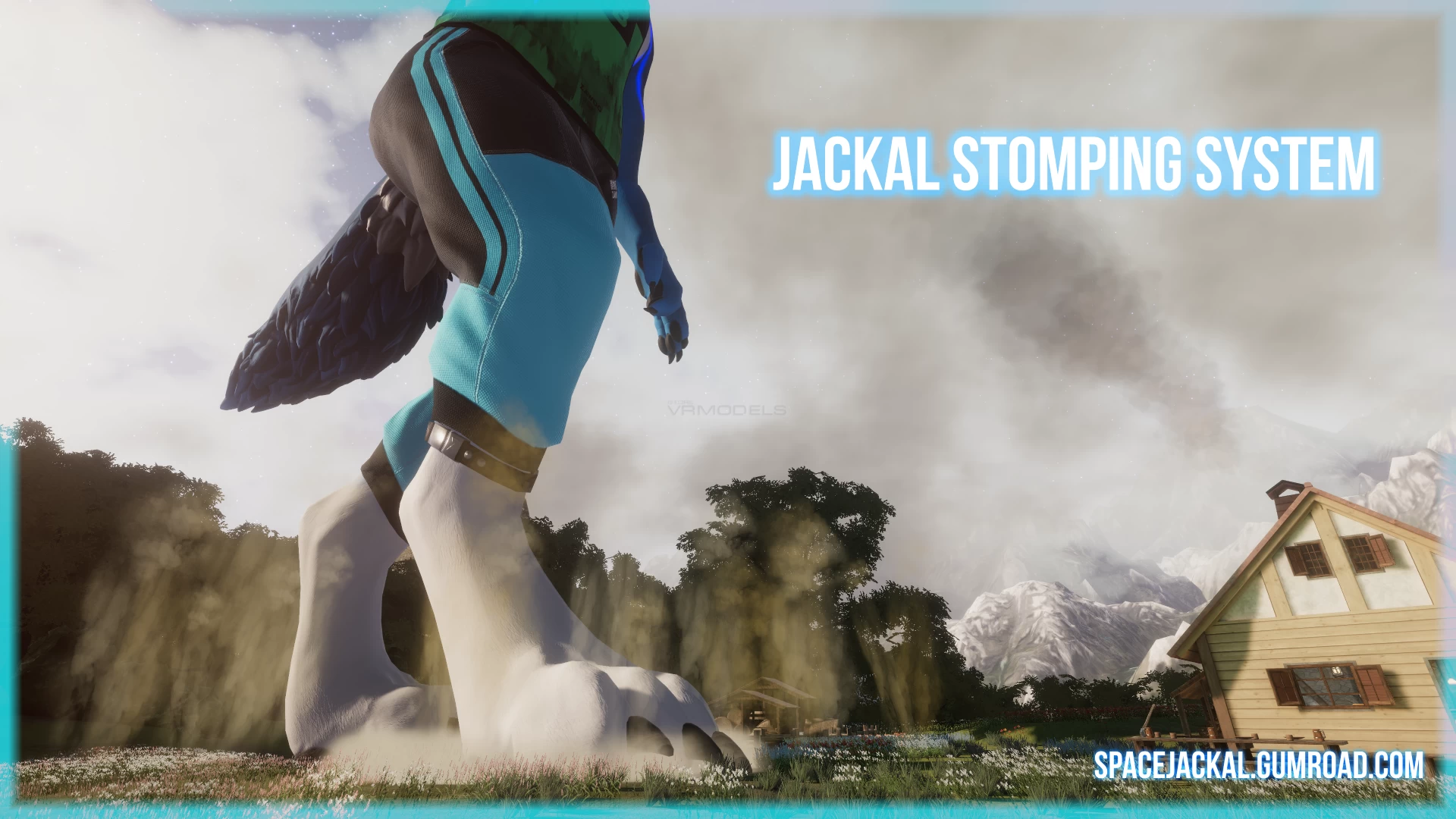 Jackal stomp system » VRModels - 3D Models for VR / AR and CG projects