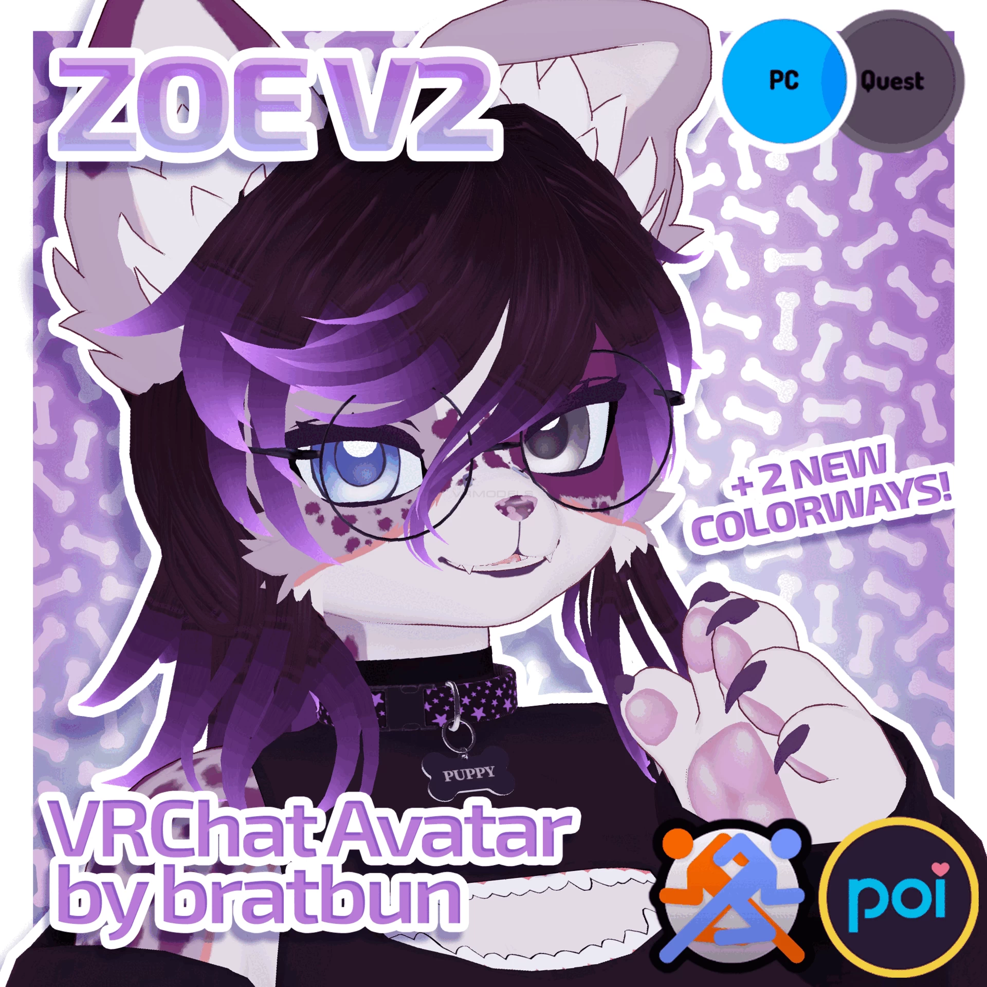 Zoe V2 » VRModels - 3D Models for VR / AR and CG projects