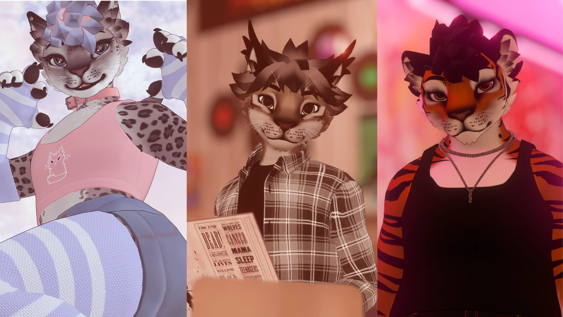 Winterpaw Feline » VRModels - 3D Models for VR / AR and CG projects1