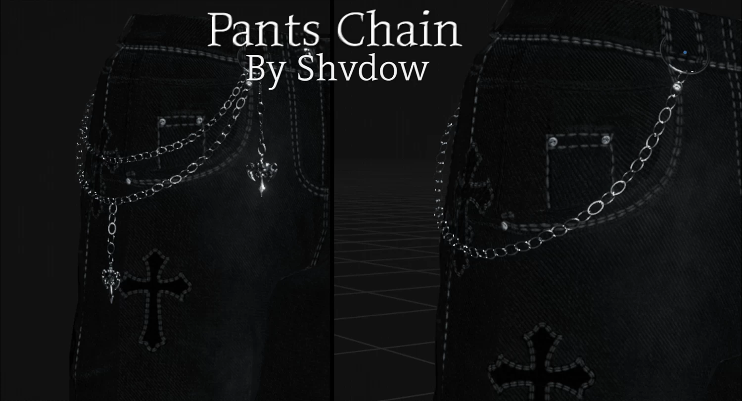 Pants Chain » VRModels - 3D Models for VR / AR and CG projects