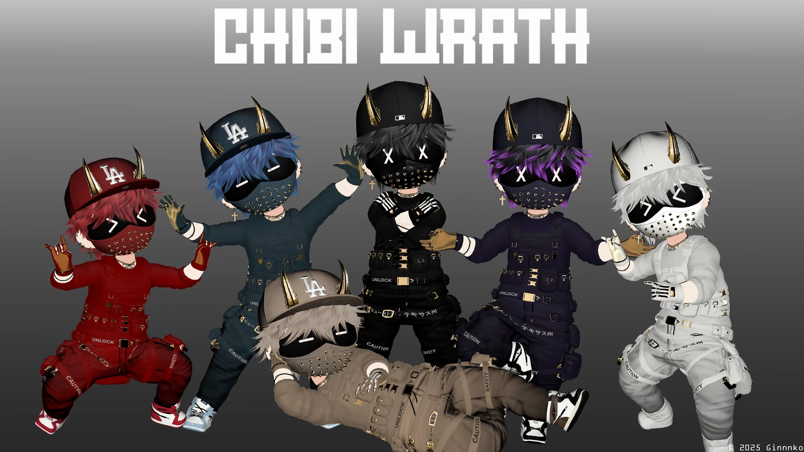 Chibi Wrath » VRModels - 3D Models for VR / AR and CG projects1