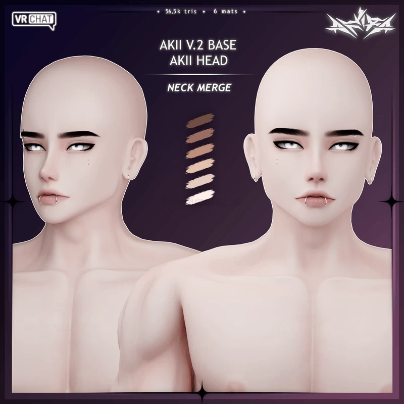 Akii Base Merge » VRModels - 3D Models for VR / AR and CG projects1