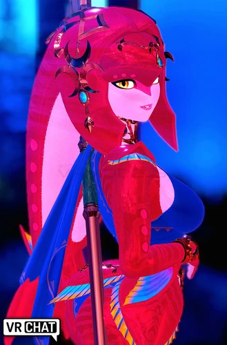 Mipha: Zelda BotW (VRChat) » VRModels - 3D Models for VR / AR and CG ...