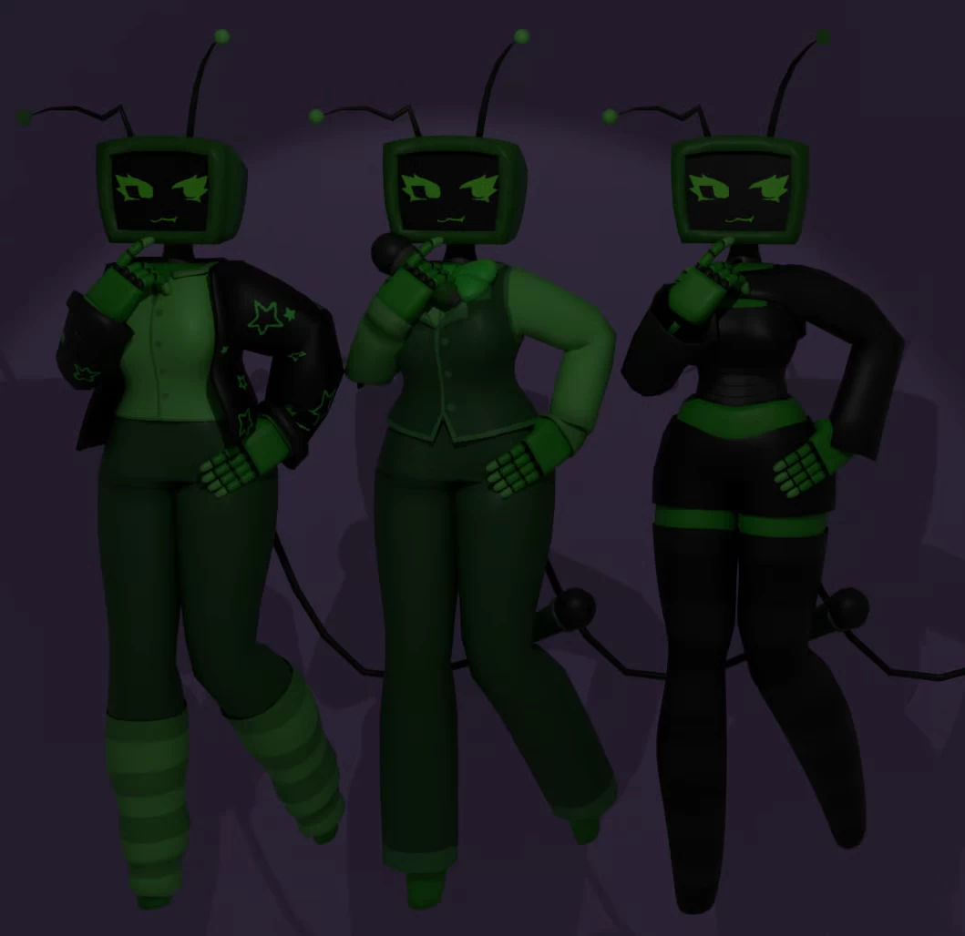 Stylised Vee VRChat Avatar - Dandy's World » VRModels - 3D Models for ...
