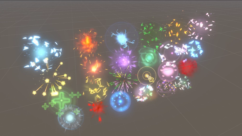 Unity Game VFX - Touch Particle Effects » VRModels - 3D Models for VR ...
