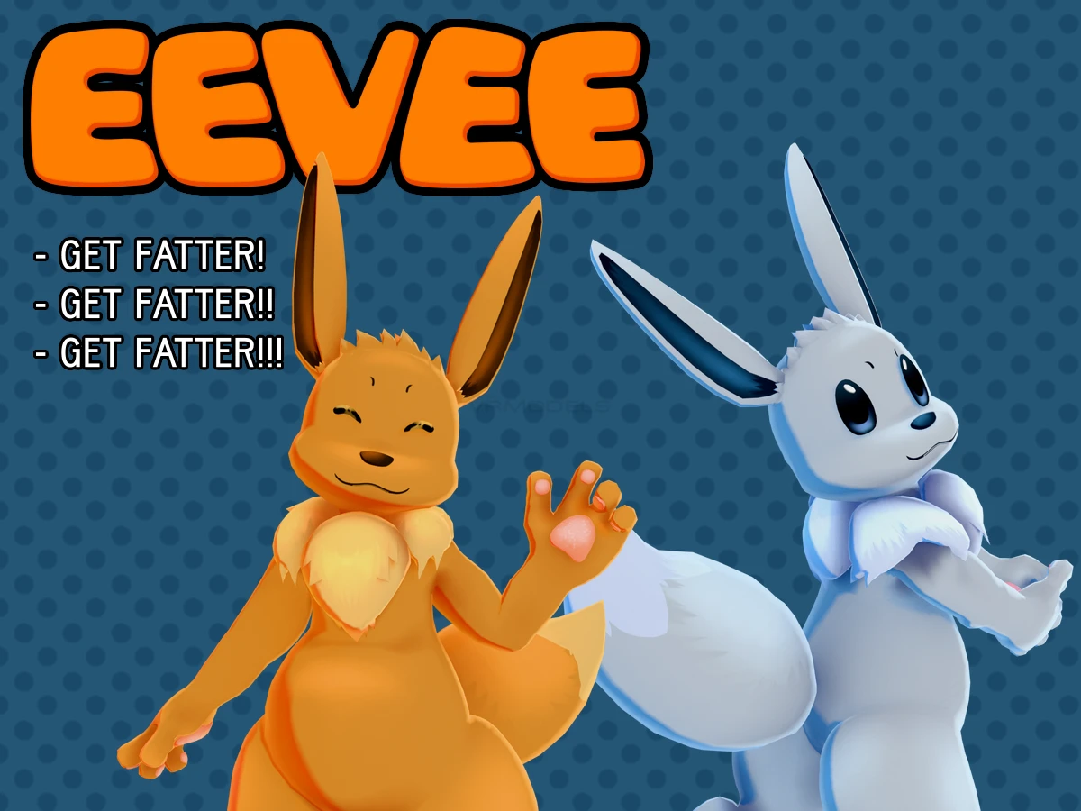 Evolution Dog (Eevee) » VRModels - 3D Models for VR / AR and CG projects1